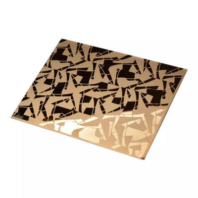 China rustproof SS 304 Sheet Mirror Finish , etching polished stainless steel sheet for sale