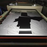 China Fireproof Elevator Etched Stainless Steel Sheet PVD Coating Acid Resistant for sale
