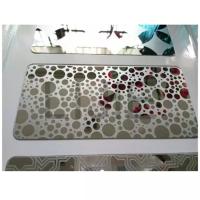 China Embossed Rustproof Etched Stainless Steel Sheet Mirror Finish For Elevator Door for sale