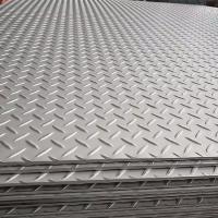 China Welding Diamond Embossed Stainless Steel Sheet Cold Rolled Polished Surface for sale