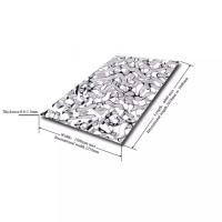 China Ripple Hammered Stamped Stainless Steel Sheet Metal Thickness 0.8mm Rustproof for sale