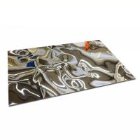 China Hammered Gold Stamped Stainless Steel Sheet Rustproof Scratch Resistant for sale