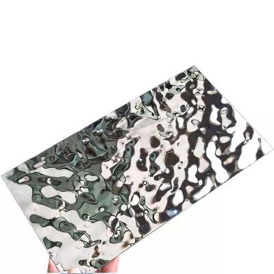 China PVD Ripple Stamped Stainless Steel Sheet Inoxidable Anti Oxidation for sale