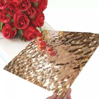 China PVD Ripple Stamped Stainless Steel Sheet Inoxidable Anti Oxidation for sale