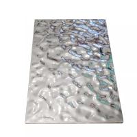 China PVD Ripple Stamped Stainless Steel Sheet Inoxidable Anti Oxidation for sale