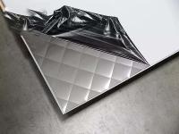 China Waterproof Diamond Checker Plate Metal Sheet BA Finish Anti Oxidation for sale