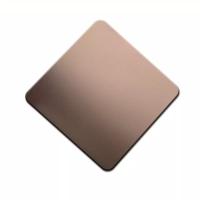 China Mirror Polished Bead Blasted Stainless Steel Sheet Rose Gold Fireproof for sale
