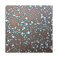 China PVD Rustproof Patina Steel Panels , Inoxidable Patinated Brass Sheet for sale