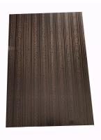 China Etched Pattern Antique Stainless Steel Plate Fireproof Bronze Color for sale