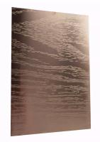 China Etched Pattern Antique Stainless Steel Plate Fireproof Bronze Color for sale