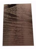 China Etched Pattern Antique Stainless Steel Plate Fireproof Bronze Color for sale