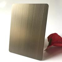 China Decorative 3D Antique Stainless Steel Panels Thickness 0.3-3mm Durable for sale