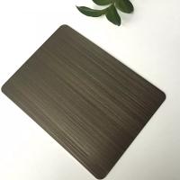 China Decorative 3D Antique Stainless Steel Panels Thickness 0.3-3mm Durable for sale