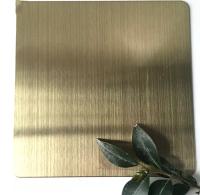 China Decorative 3D Antique Stainless Steel Panels Thickness 0.3-3mm Durable for sale