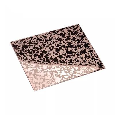 China Waterproof Stainless Steel Etching Sheet , 8K Mirror Polished Stainless Steel Plate for sale