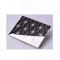 China Waterproof Stainless Steel Etching Sheet , 8K Mirror Polished Stainless Steel Plate for sale