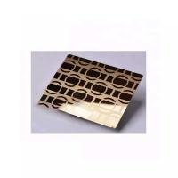 China Waterproof Stainless Steel Etching Sheet , 8K Mirror Polished Stainless Steel Plate for sale