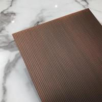 China Bronze Antique Patina Copper Panels Sheets Brushed Finish Durable for sale
