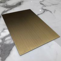 China Bronze Antique Patina Copper Panels Sheets Brushed Finish Durable for sale