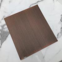 China Rustproof Patina Brass Antique Stainless Steel Sheet Anticorrosive Mirror Finish for sale