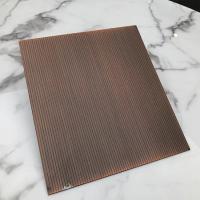 China Rustproof Patina Brass Antique Stainless Steel Sheet Anticorrosive Mirror Finish for sale