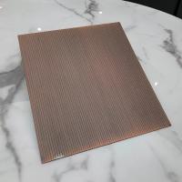 China Rustproof Patina Brass Antique Stainless Steel Sheet Anticorrosive Mirror Finish for sale