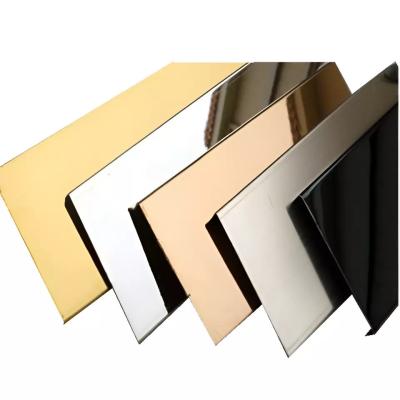 China Thickened Decoiling Color Stainless Steel Plate , Anti Corrosion Rose Gold SS Sheet for sale