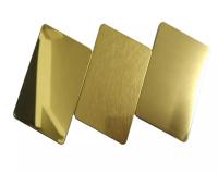 China Thickened Decoiling Color Stainless Steel Plate , Anti Corrosion Rose Gold SS Sheet for sale