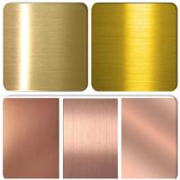 China Thickened Decoiling Color Stainless Steel Plate , Anti Corrosion Rose Gold SS Sheet for sale