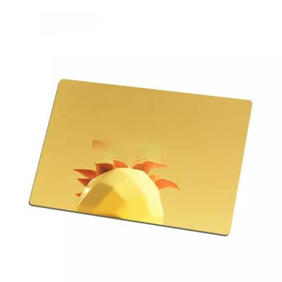 China 410S 410 316 316L Gold Color Stainless Steel Sheet 0.3mm To 5.0mm Thick for sale