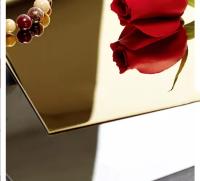 China ISO9001 Gold PVD Color Stainless Steel Sheet For Building Decoration for sale