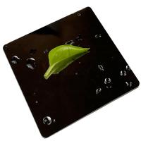 China Black Titanium 8K PVD Coated Stainless Steel Sheet Corrosion Resistant for sale
