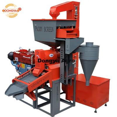 China DONGYA AGRO 18HP diesel engine rice mill machine for sale