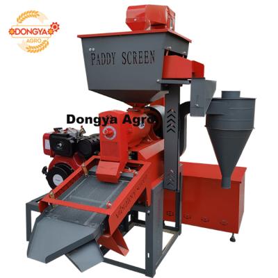 China DONGYA AGRO diesel engine commercial rice mill machine for sale