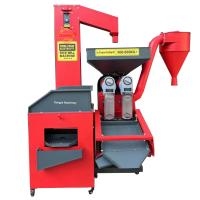 China 10hp butterfly commercial rice mill machine 500kg per hour for sale