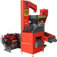 China 10hp butterfly commercial rice mill machine 500kg per hour for sale