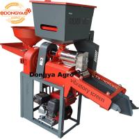 China DONGYA AGRO stainless gasoline 4 in 1 rice mill machine for sale