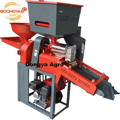 China DONGYA AGRO stainless gasoline 4 in 1 rice mill machine for sale