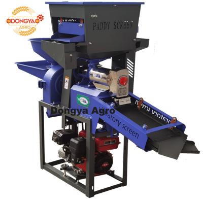 China DONGYA AGRO 4 in 1 stainless rice mill machine with gasoline for sale