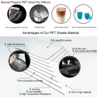 China High Quality Transparent Cold Resistant PETG Plastic Sheets Rigid PET Film Rolls Clear Polyester PETG Sheet Thermoforming for sale