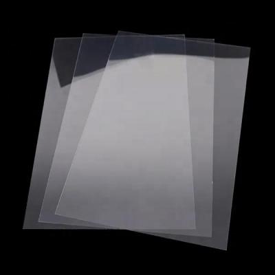 China Clear PET Sheet Panels 0.2mm 0.3mm 0.5mm Thin Plastic Sheets Transparent PET Sheet for Crafting Picture Frame and Invitations for sale
