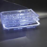 China One-stop Customized Thermoforming Transparent Blue Cover Vacuum Forming Product, Medical Equipment Shell Blister Tray for sale