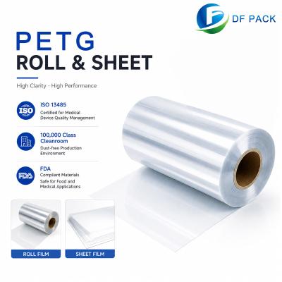 China Moisture Proof Antistatic PET Plastic Sheet with Customized Thickness for Thermoforming and Blister Packaging for sale