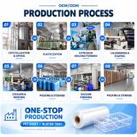 China Direct Manufacturer Custom Multi-Cavity Clamshell Industrial Blister Box Clear PET Industrial Parts Tray Thermoformed Plastic Blister Packaging for Electronic Components Hardware Tools for sale