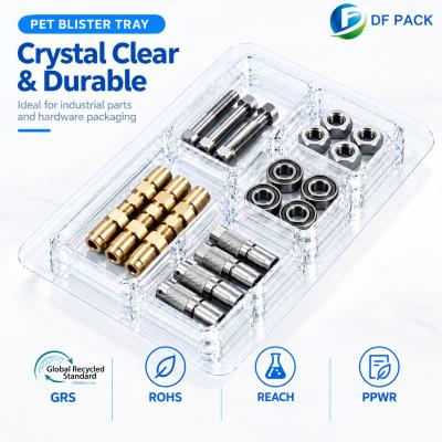 China One-stop Customized Thermoforming Transparent Blue Cover Vacuum Forming Product, Medical Equipment Shell Blister Tray for sale