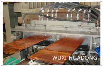 China Red Copper Strip Horizontal Continuous Casting Machine Line - 150-650mm Width, 10-30mm Thickness, 750-1200Kg/h Capacity for sale