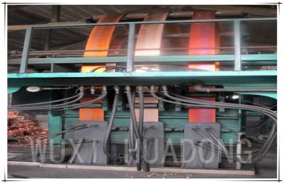 China Copper Strip Continuous Casting Machine 750kg/h Production Line with 210KW Induction Furnace and 450mm Width Capacity for sale