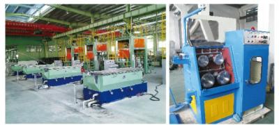 China Industrial Copper Wire Drawing Machine with Touch Screen Control - 450mm Capstan, 3000kg/h Output, PLC Automation for sale