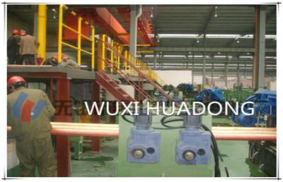 China Copper Continuous Casting Machine ISO9001 2-6T/Day Productivity 15T Weight Horizontal Design for sale
