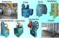 China Finishing Hot Roll Mill with DC Drive System for 75×75×2000mm Billets, 8-10t/h Output, 8m/s Rolling Speed for sale